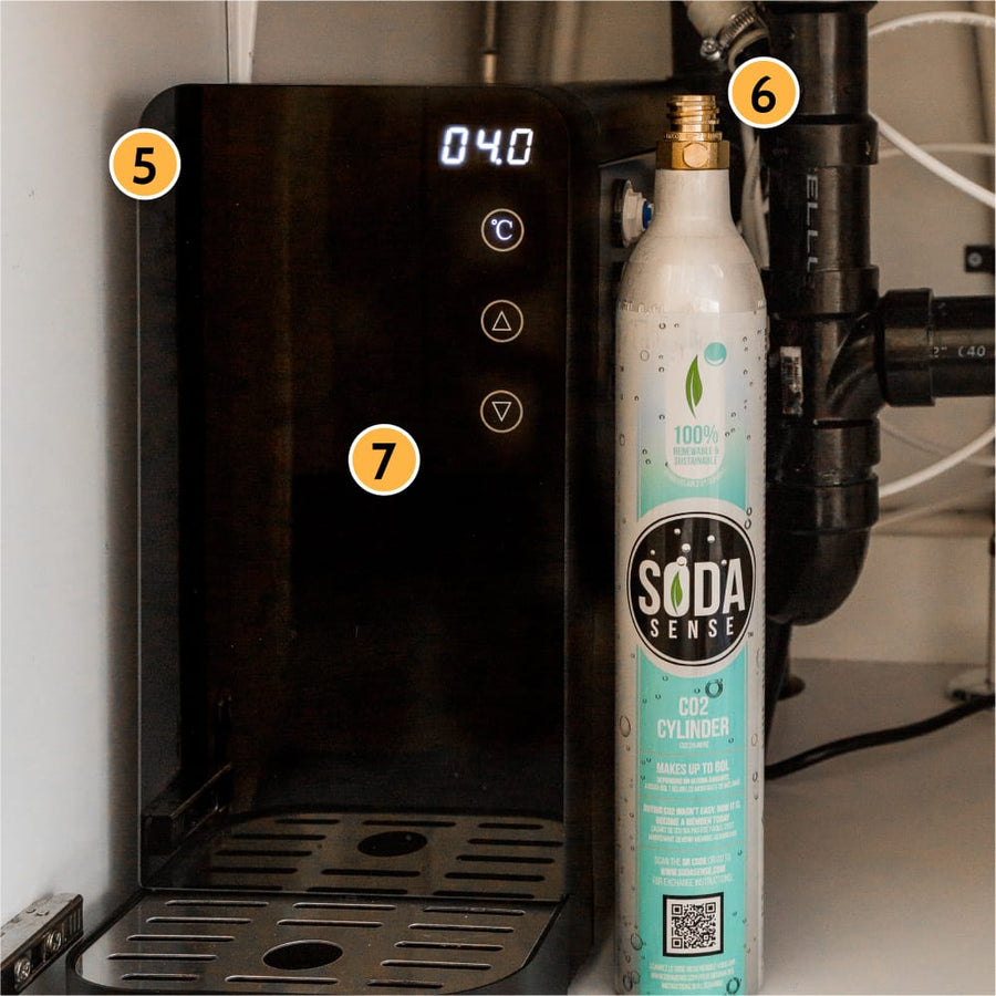 SeltzaTap - Chilled sparkling water from your kitchen tap.